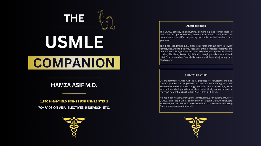 The USMLE Companion by Hamza Asif, MD