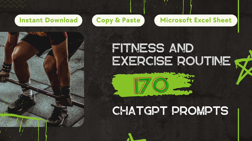 170 ChatGPT Prompts for Fitness & Exercise Routine