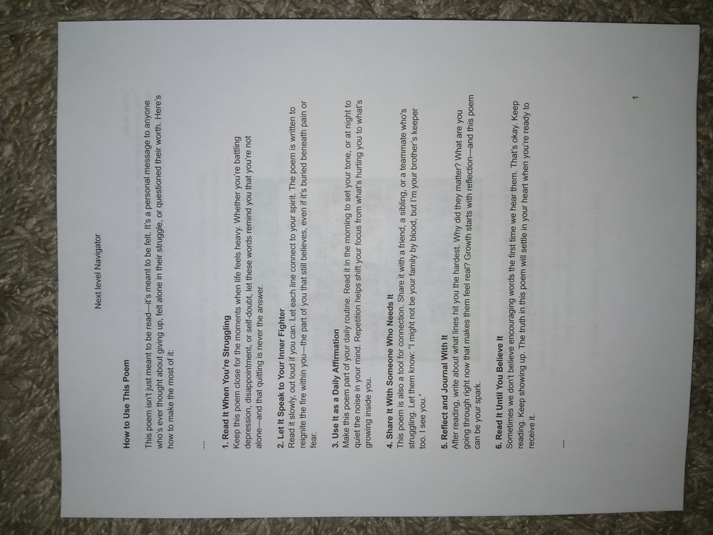 Poem for athletes who refuse to give up!