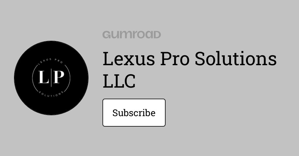 Lexus Pro Solutions LLC