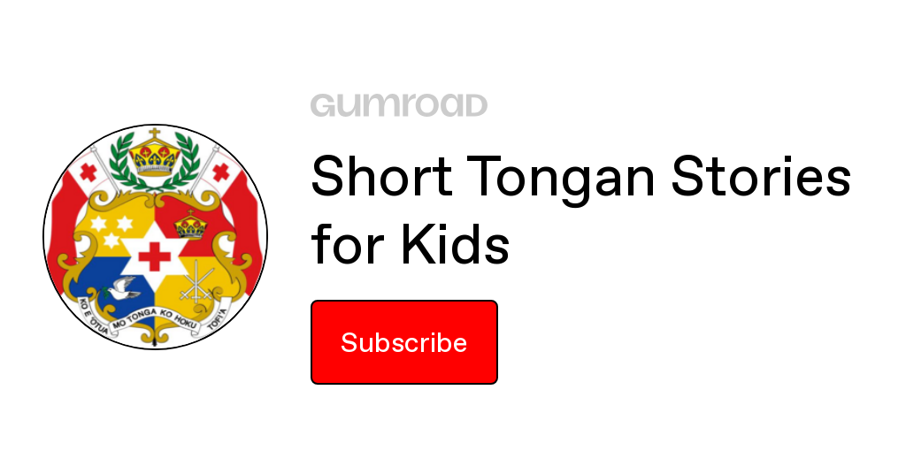 Short Tongan Stories for Kids