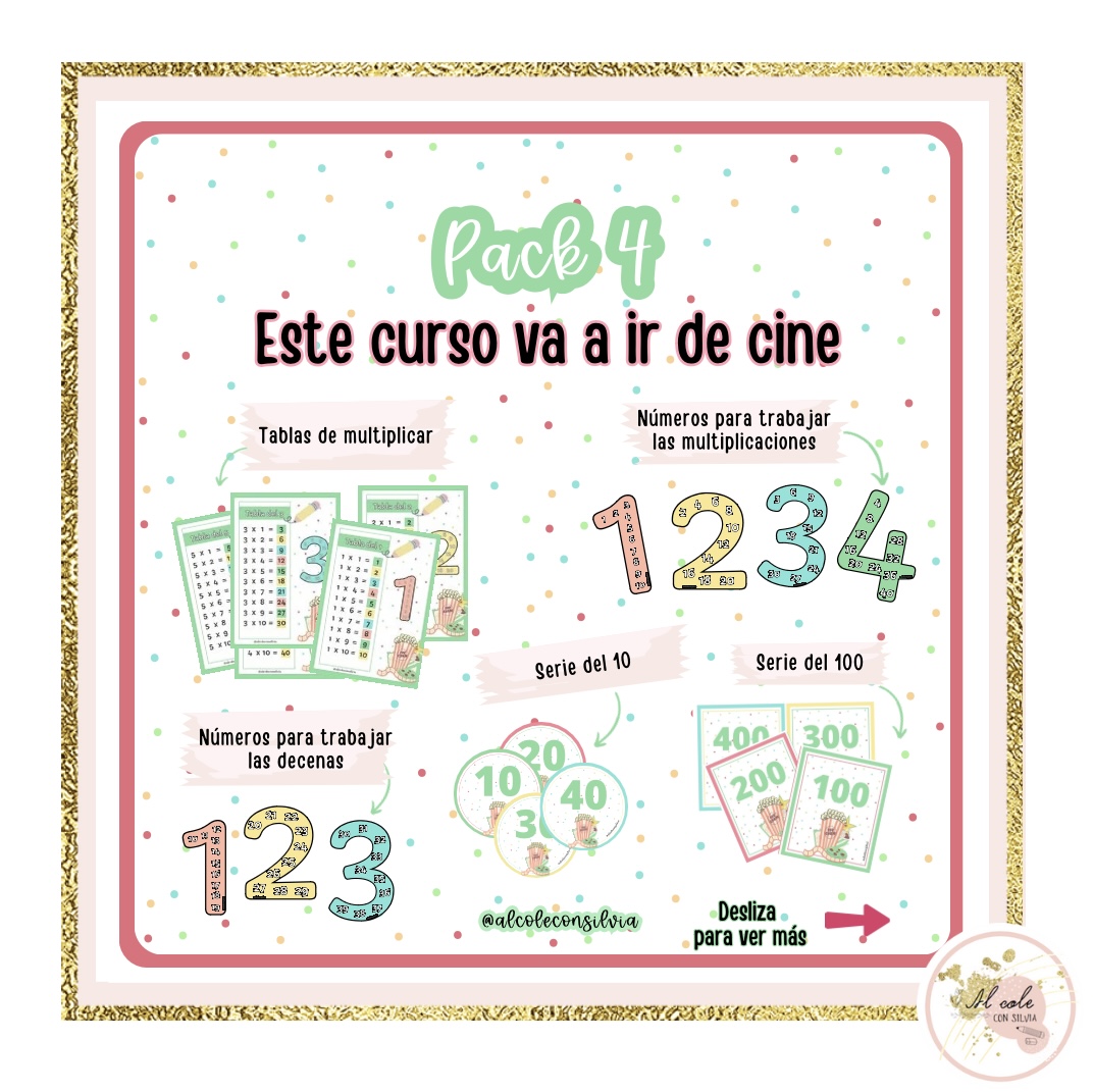 🎬🍿 Pack 4 - Este curso va a ir de cine