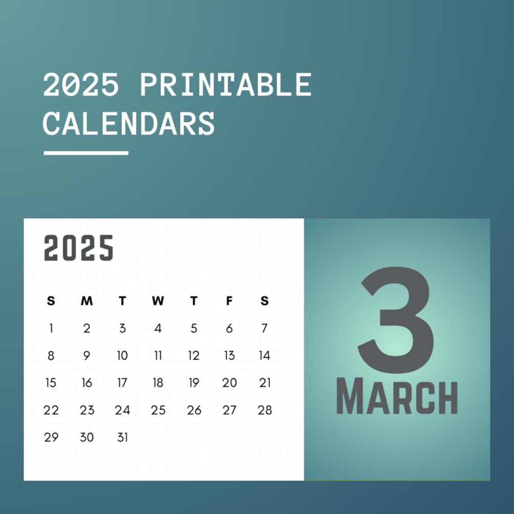 Printable 2025 Calendar