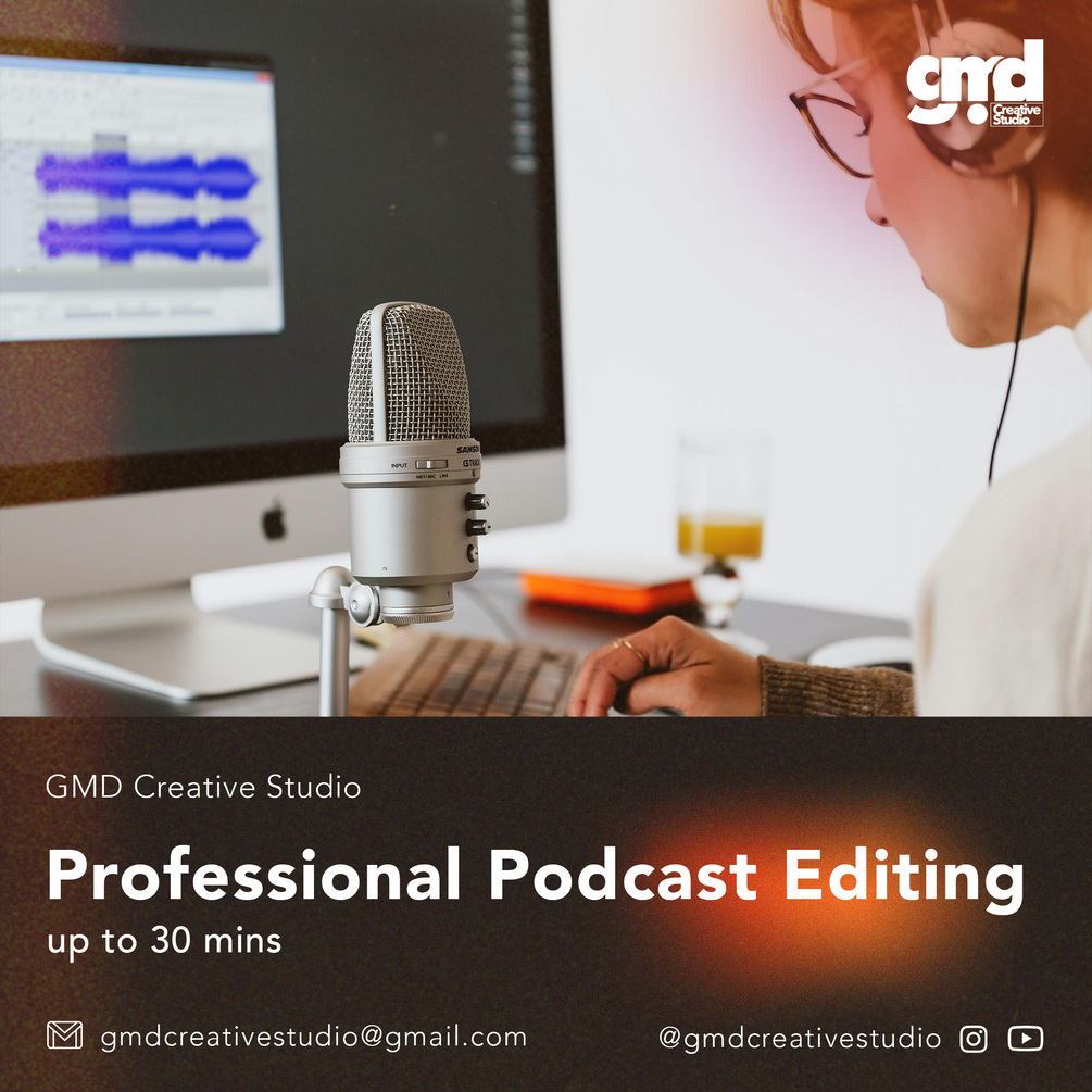 Professional Podcast Editing (Audio) - Up to 30 Mins