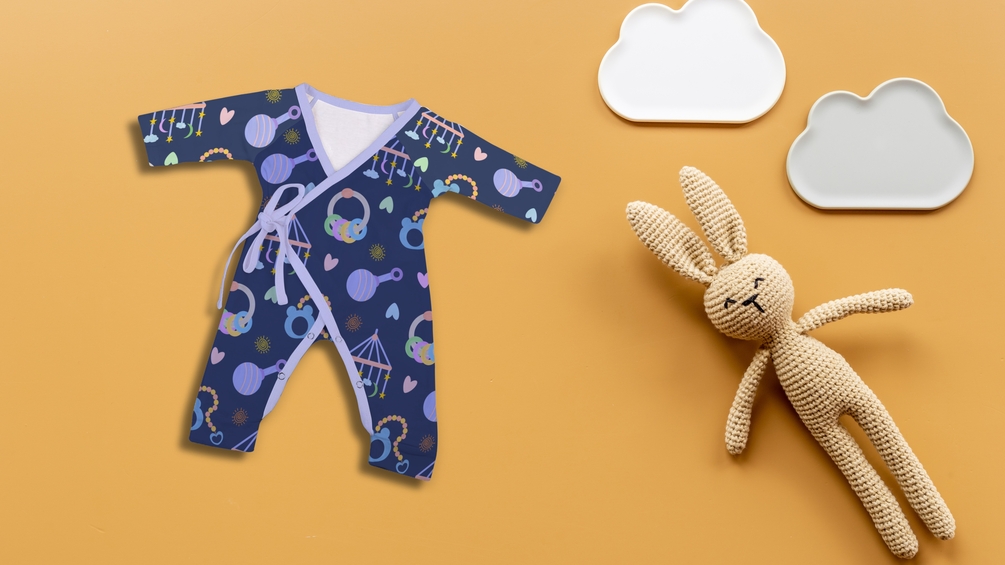 Pastel Baby Bliss in Deep Muted Blue