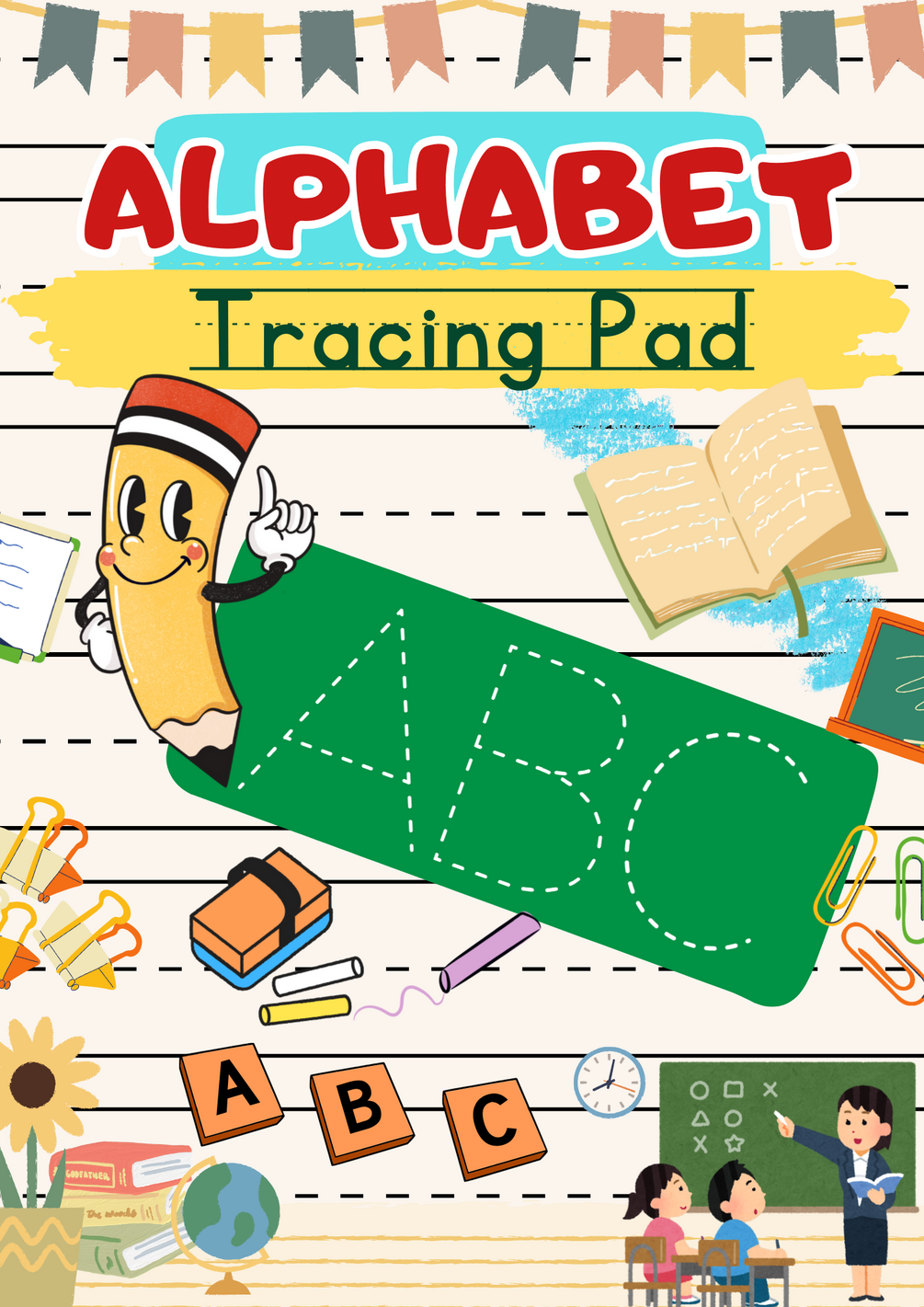 Alphabet Letters - Tracing Pad (Printable Book)