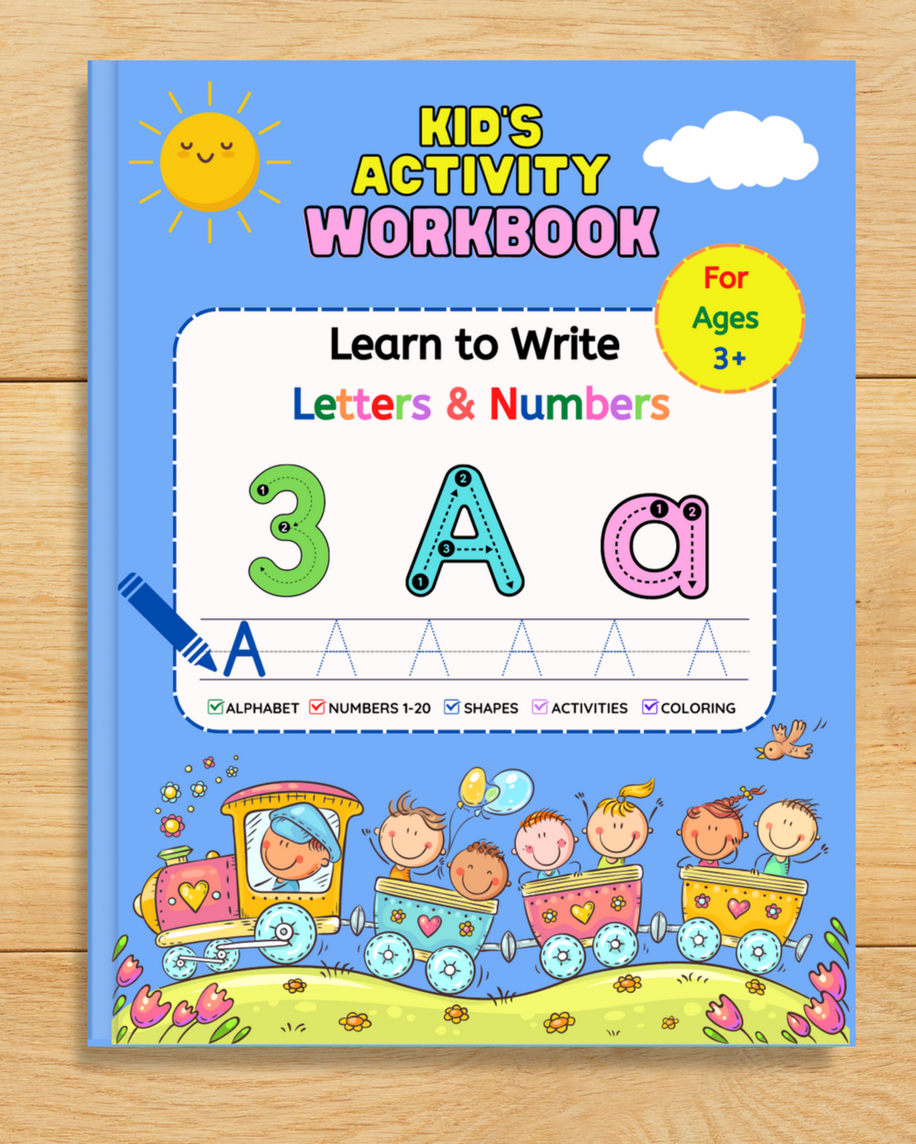 Alphabet and Number Tracing Workbook for Preschoolers: Fun Practice for ...