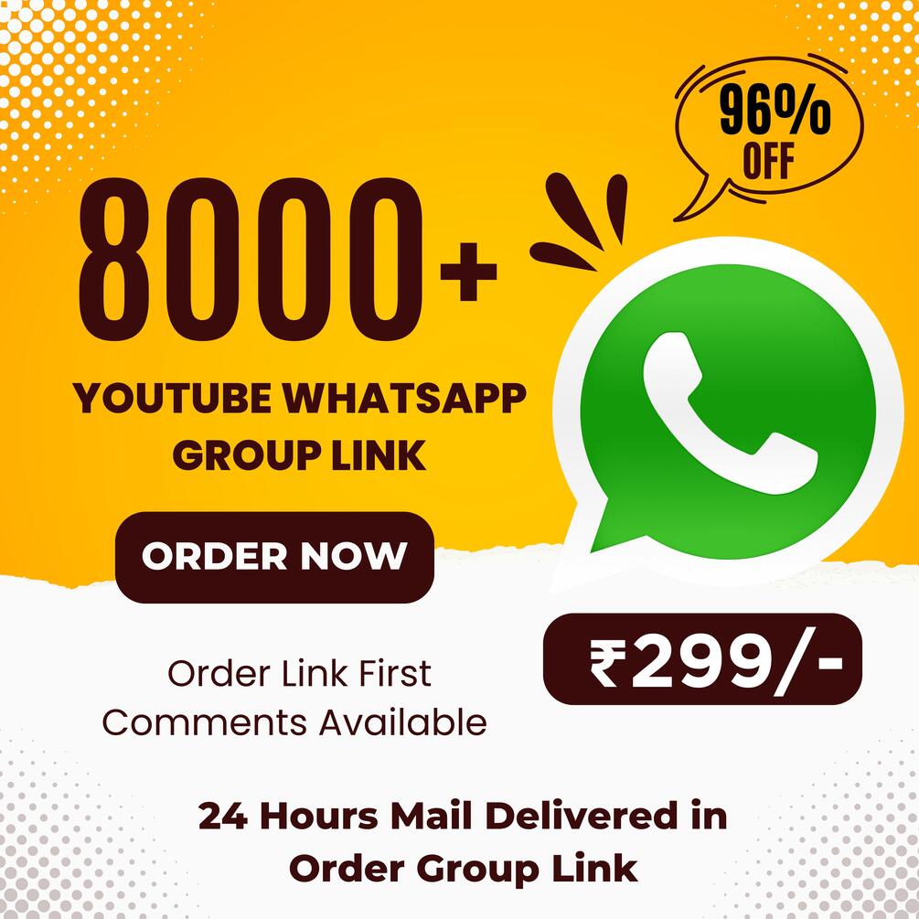 8000+ Youtube WhatsApp Group Link