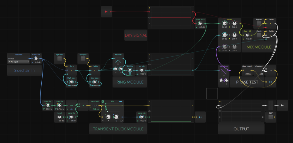 Hybrid (Ring + Transient) Sidechain (Bitwig FX Grid Preset)