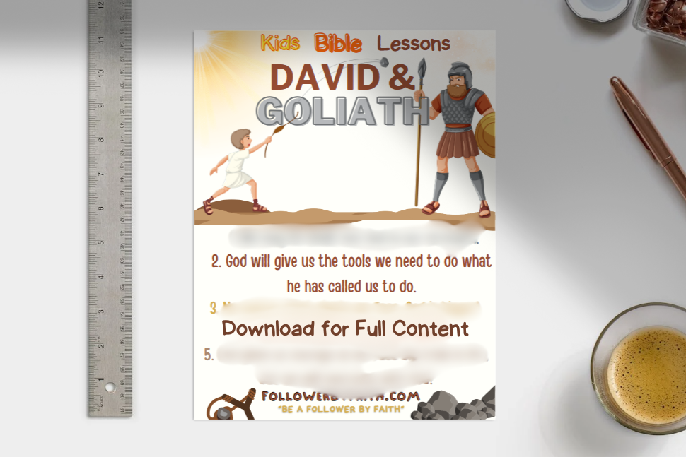 Kids Bible Lessons: David and Goliath