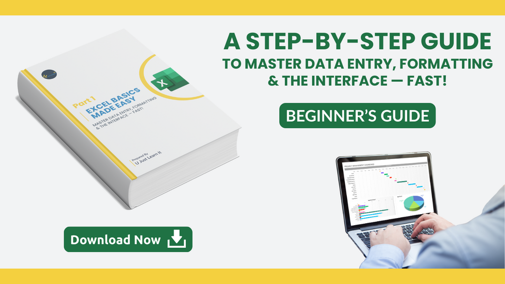 Excel Basics Made Easy for Beginners: A Step-by-Step Guide to Master Data Entry, Formatting ...