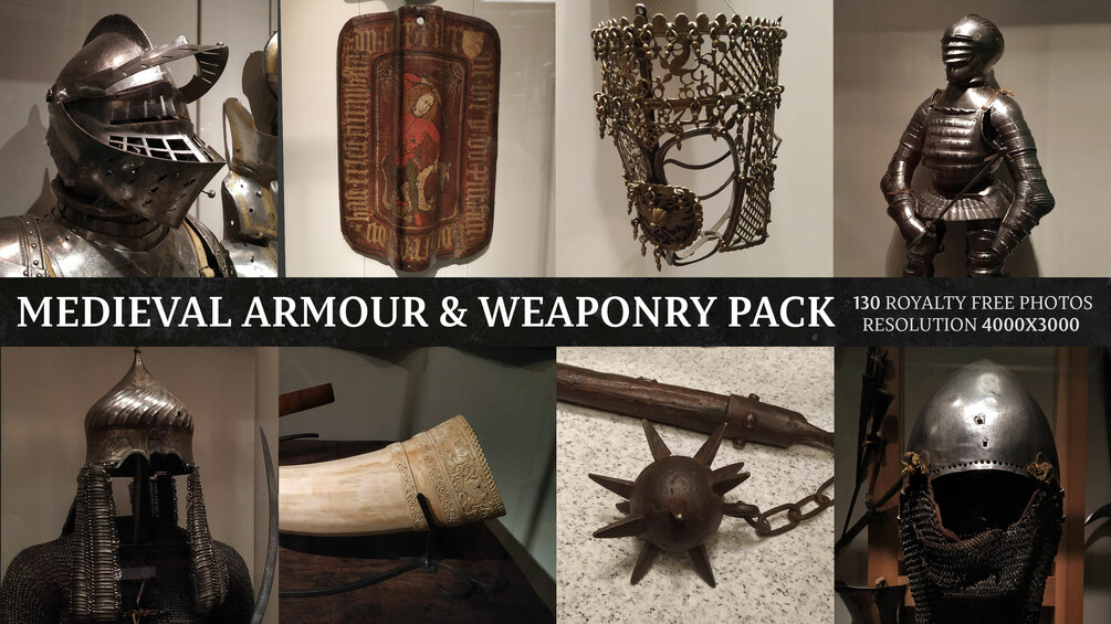 Medieval Armour & Weaponry Photo Pack