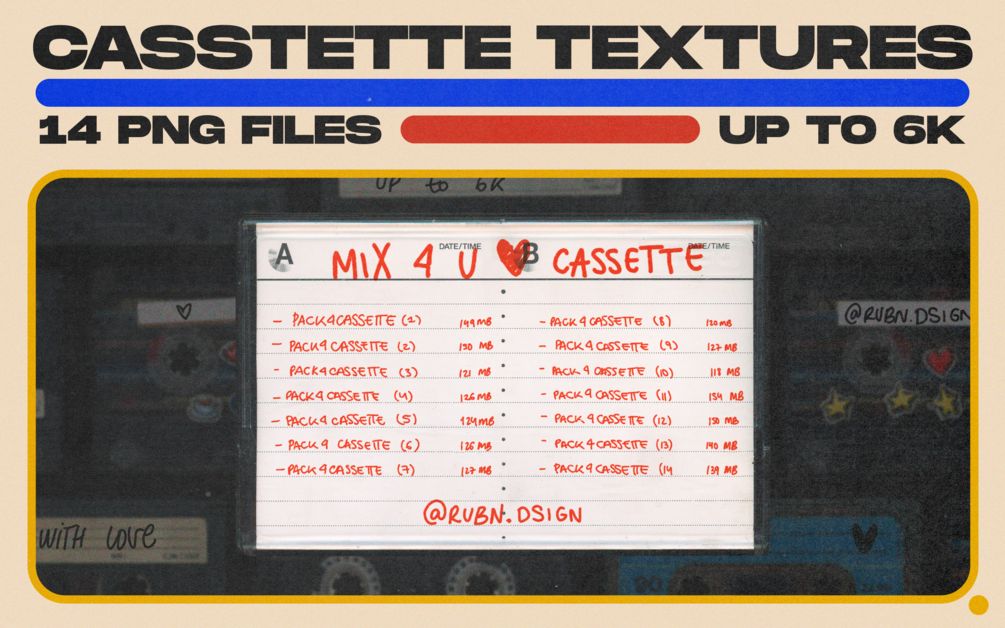 TEXTURES PACK #4 CASSETE