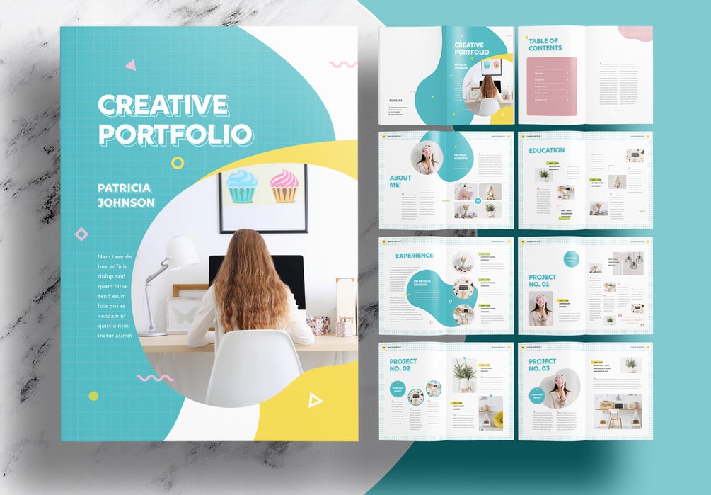 Green Portfolio Layout (InDesign)