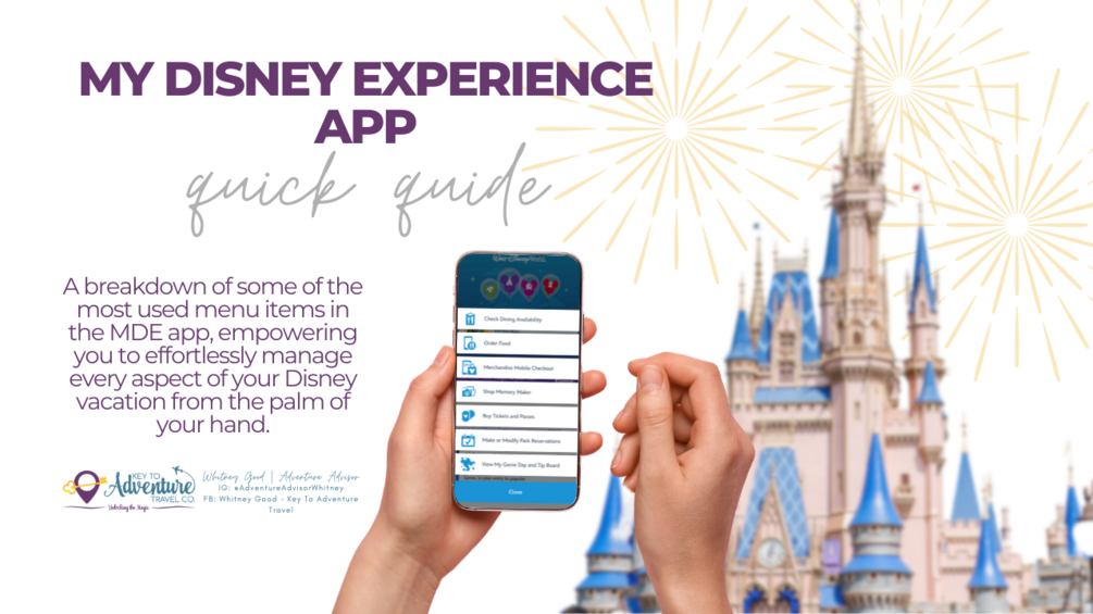 My Disney Experience App Quick Guide