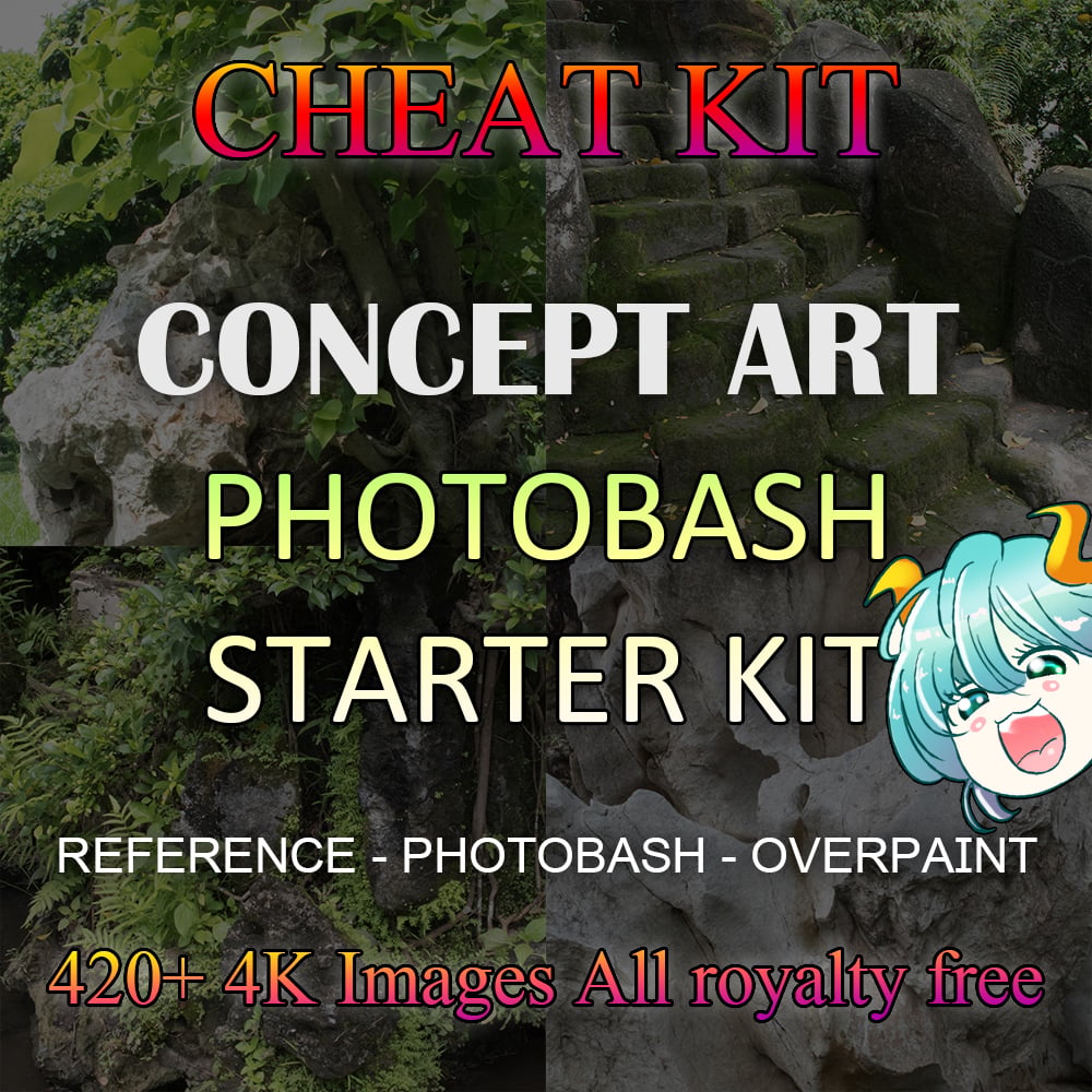 CHEAT KIT - CONCEPT ART PHOTOBASH STARTER KIT