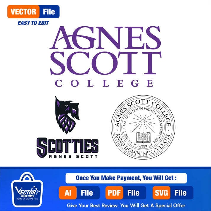 agnes scott college, agnes scott college Logo Vector, University Logo ...