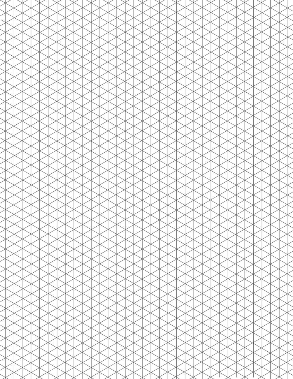 isometric sheet 8.5 x11 inch
