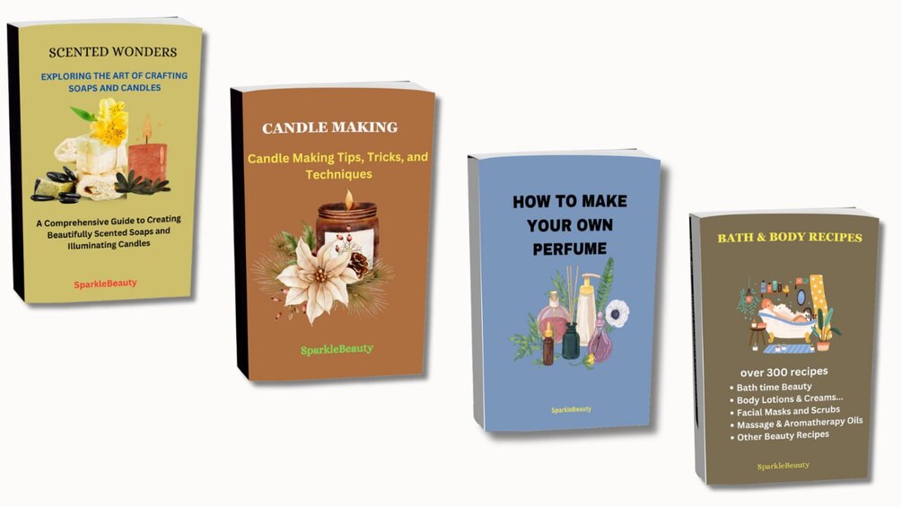 Learn how to make Candle,perfume and soap (Total 5 ebooks pdf)