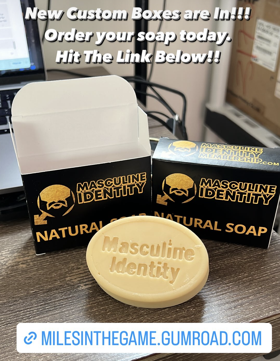 Custom Boxes for Masculine Identity Soap are In - Order Yours Today ...