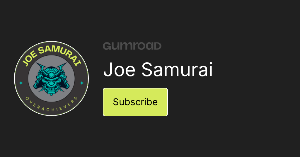 Joe Samurai