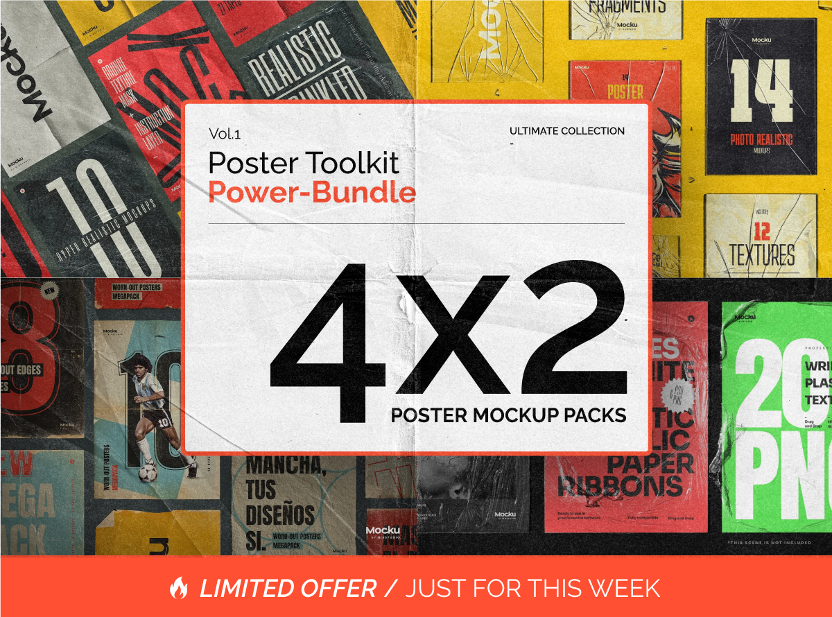FINAL HOURS: Grab 4x2 Offer on our Poster Toolkit Power-Bundle! - Mocku