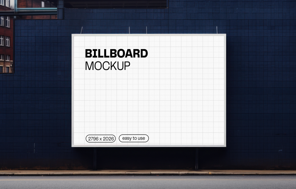 Urban Commercial Billboard Mockup / #824