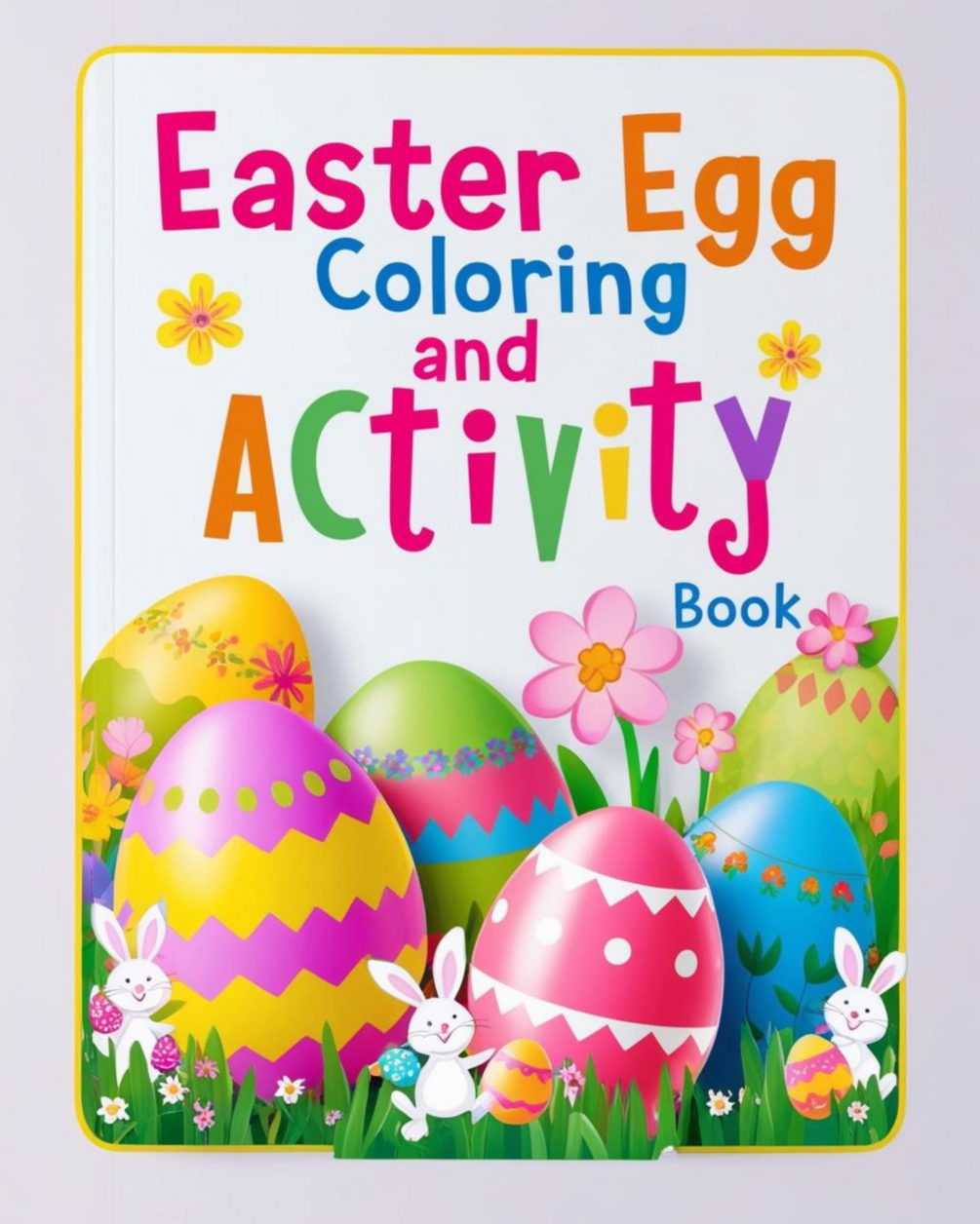 Easter Egg Coloring & Activity Book (Printable): Fun Coloring Pages ...