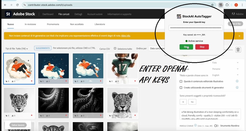 StockAI AutoTagger – Advanced Automation for Adobe Stock
