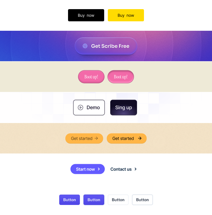 Figma Buttons 2.0 by Mirano Designs