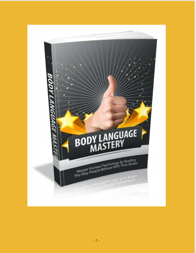 Body Language Mastery
