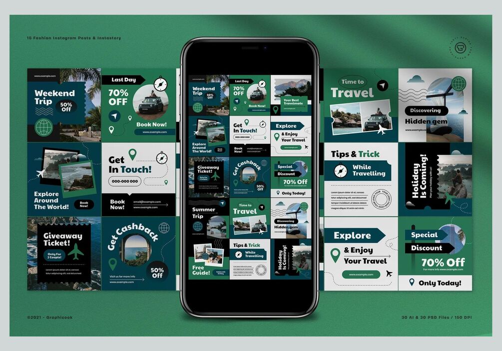 Travelling Instagram Pack