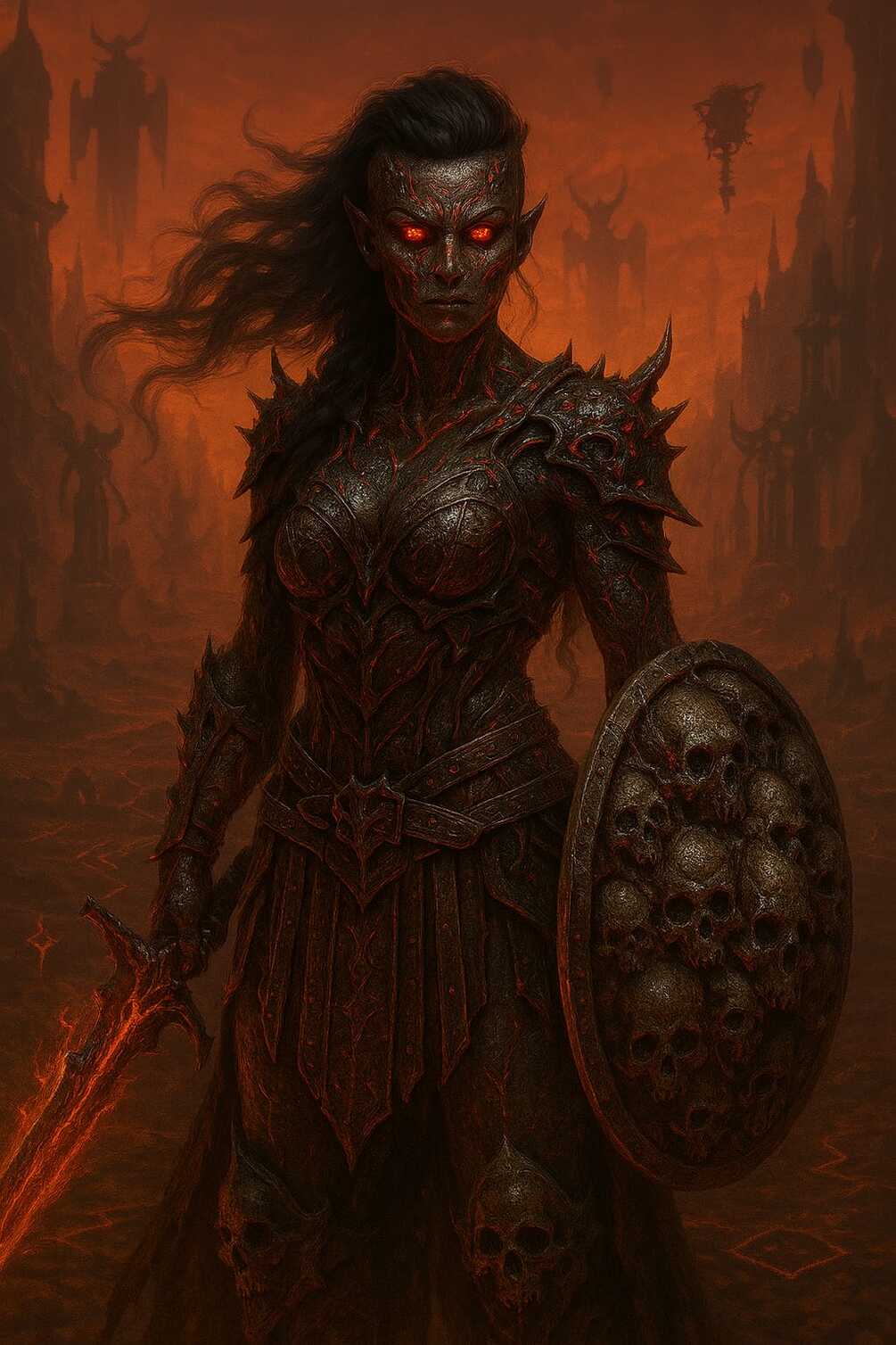 🔥 AI Image Pack: Warrior Realms | 6 Epic Female Warrior Variants in ...