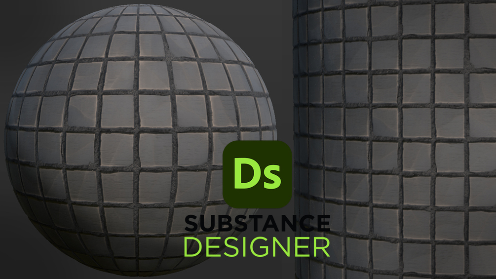 Stylized Tiles Floor - Substance Designer
