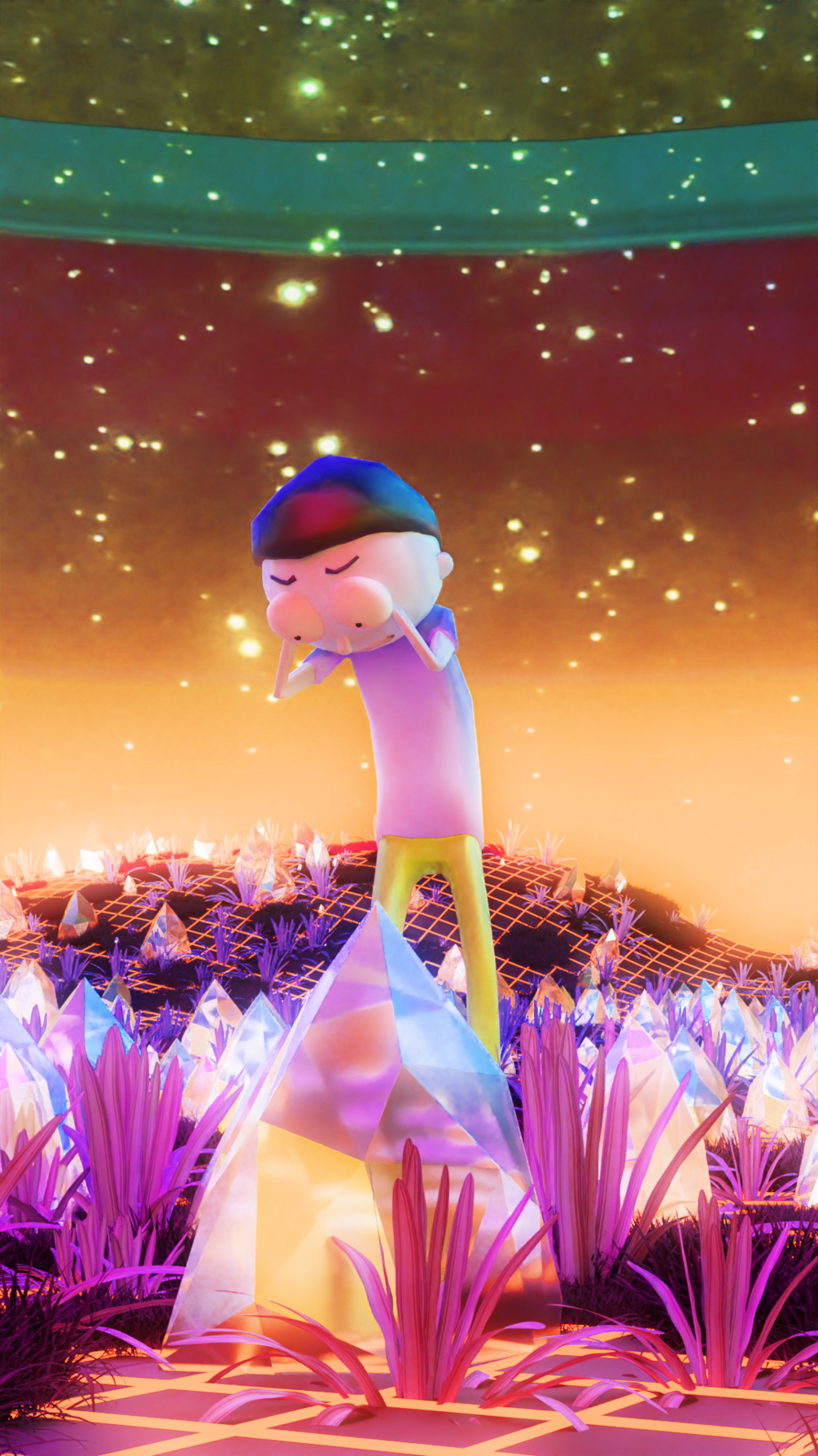 Create a Detailed Trippy Dynamic 3D Animation using Blender