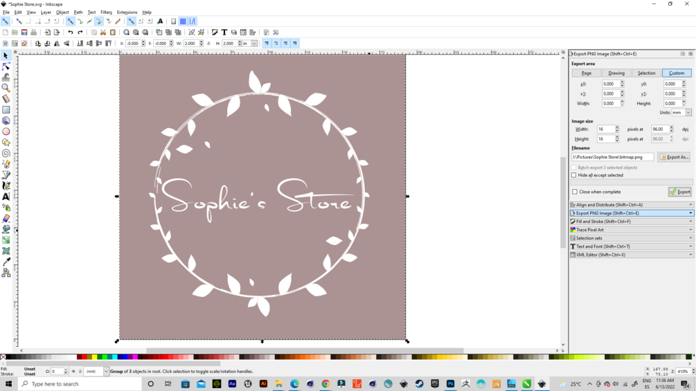 Sophie Store Sticker 2x2 Pulgadas