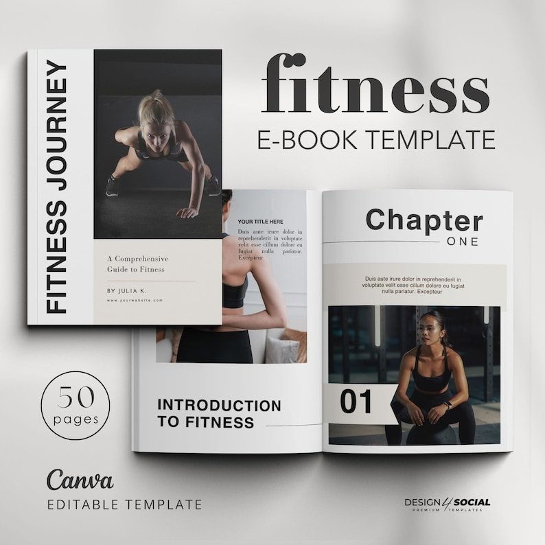 Fitness Ebook Template | Personal Training Workout | Nutrition Coach ...