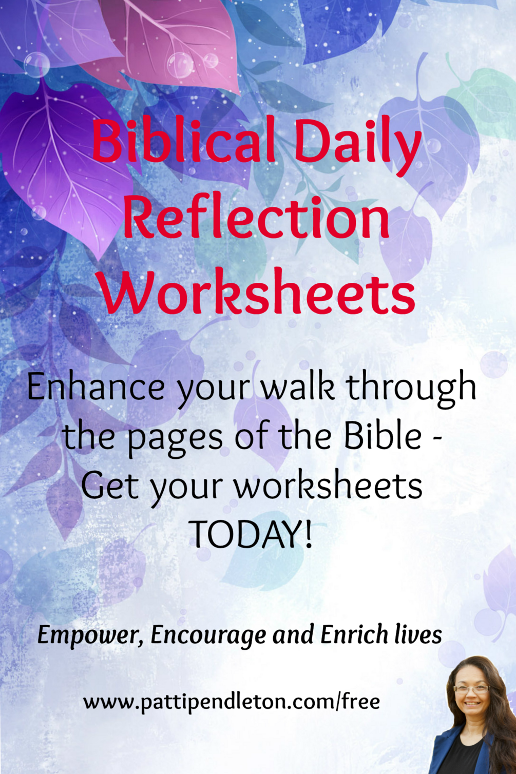 Biblical Daily Reflection Worksheets