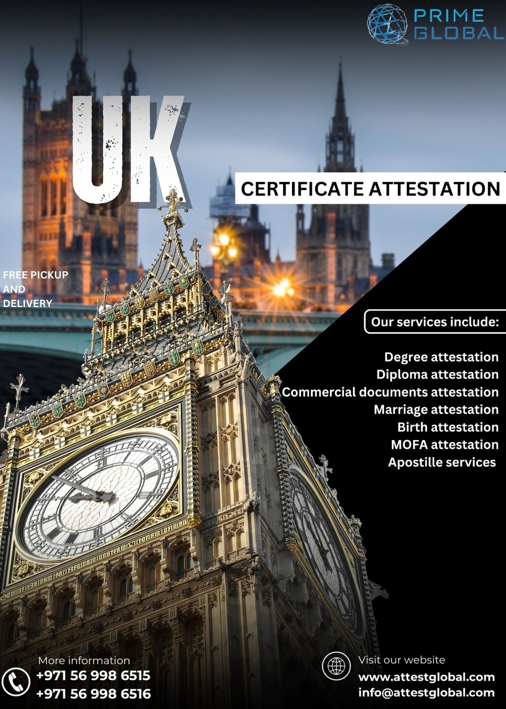 UK Certificate attestation services in the UAE