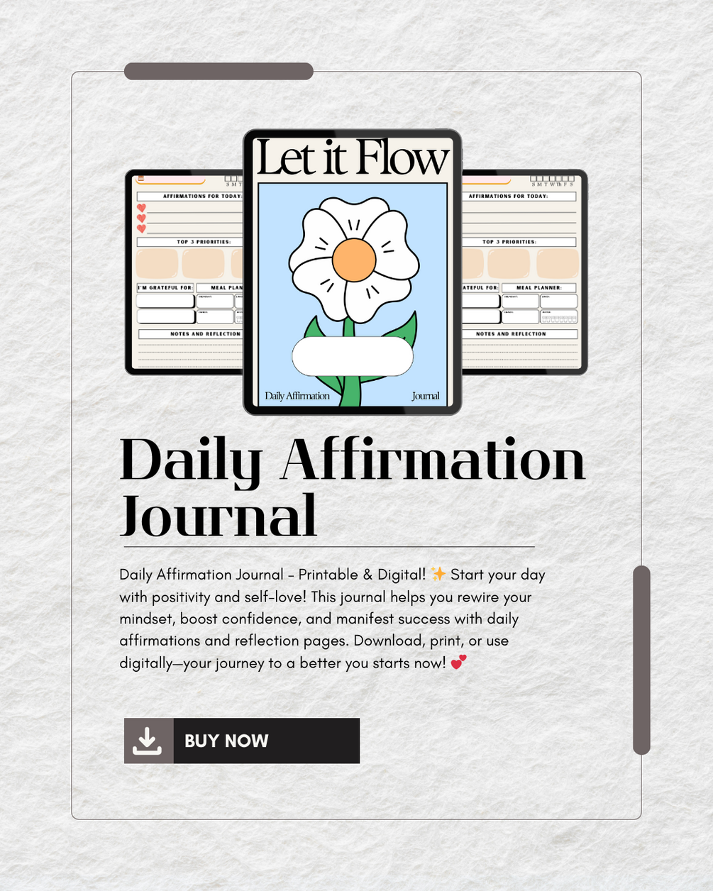 Daily Affirmation Journal