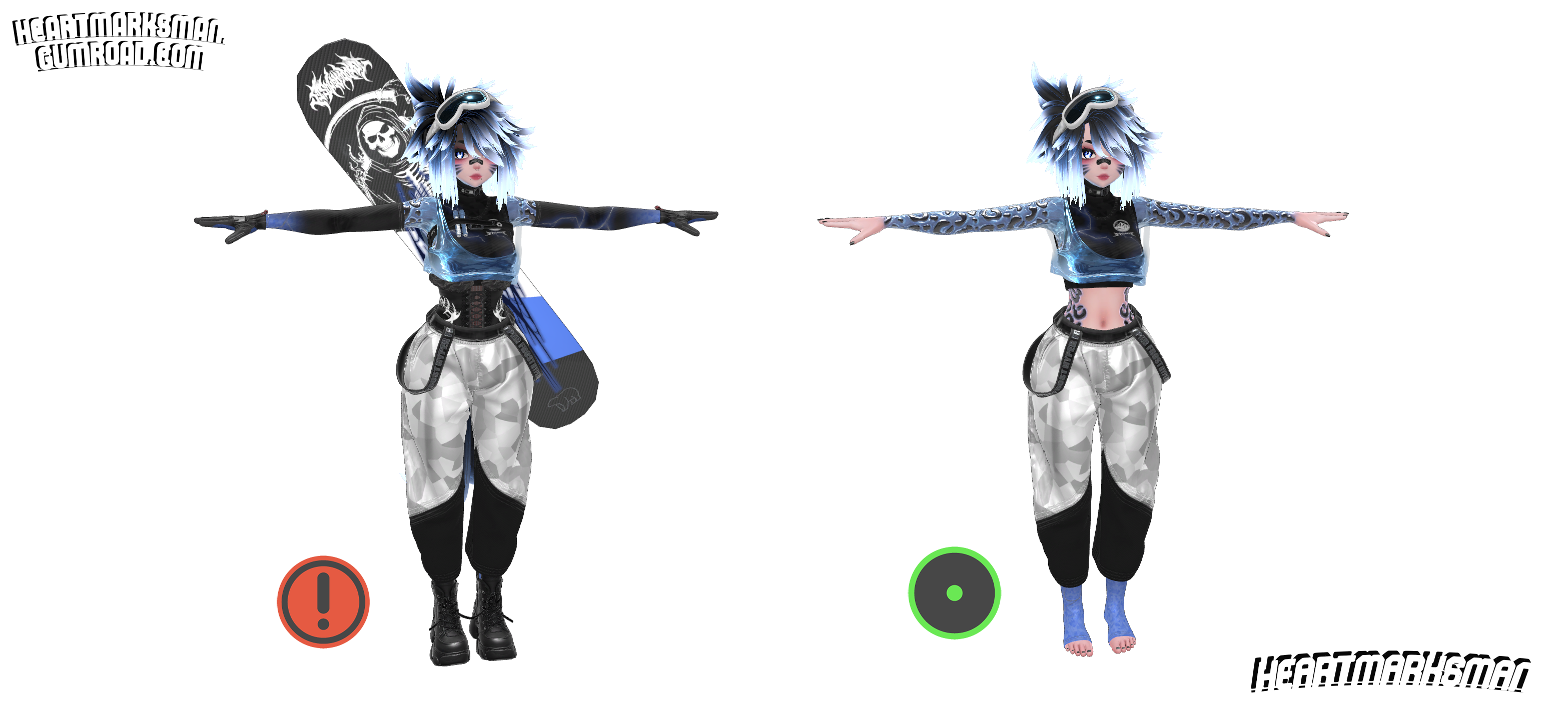 Vex | Female | PC + Quest + Opti | VRCFT & VRCFury