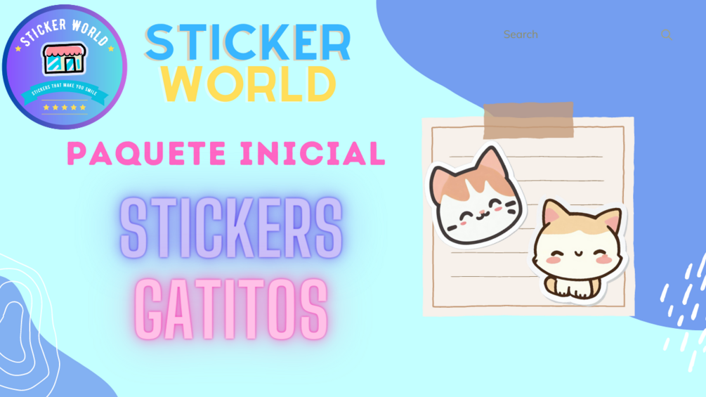 ⫸Stickers Gatitos (Paquete inicial)