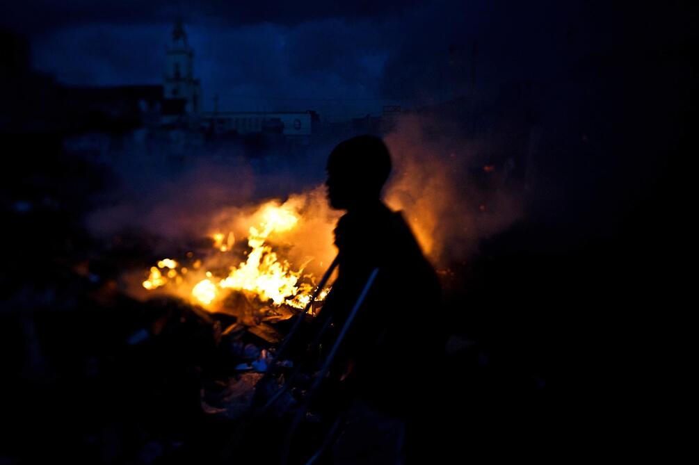"Haiti on Fire #2" (limited edition print)