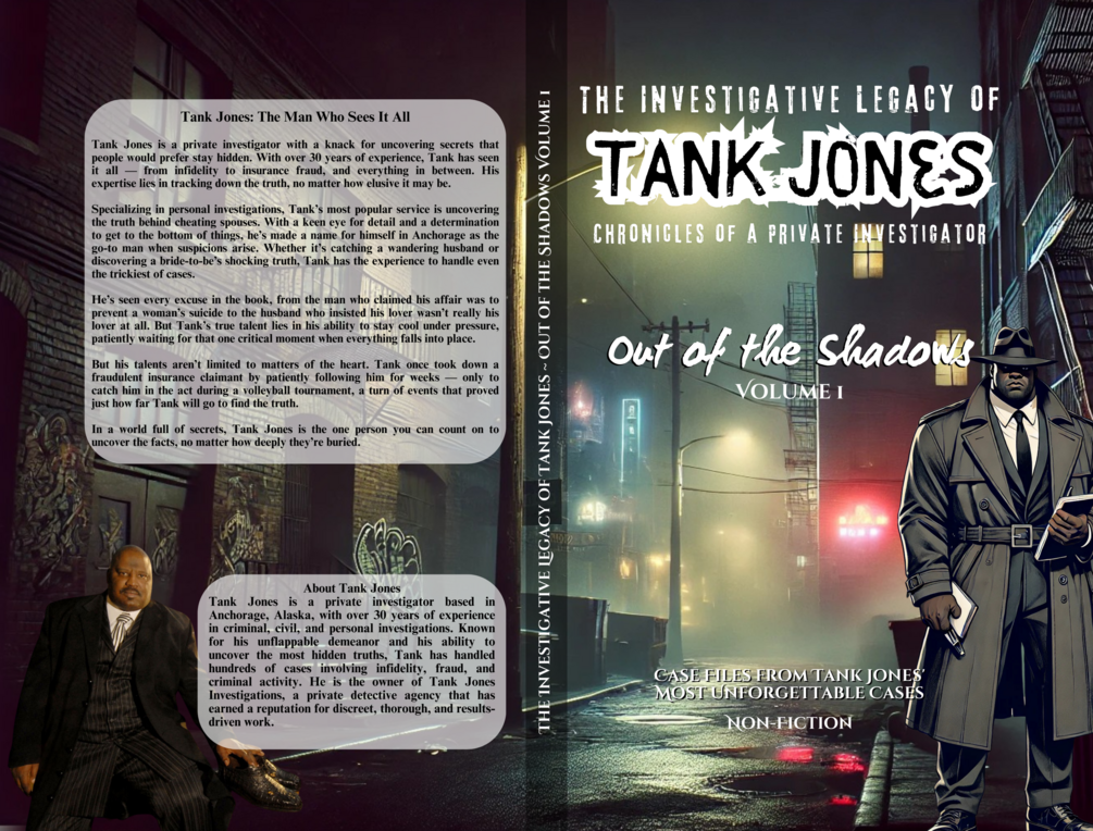 "The Investigative Legacy of Tank Jones: Out of the Shadows" (Volume 1)