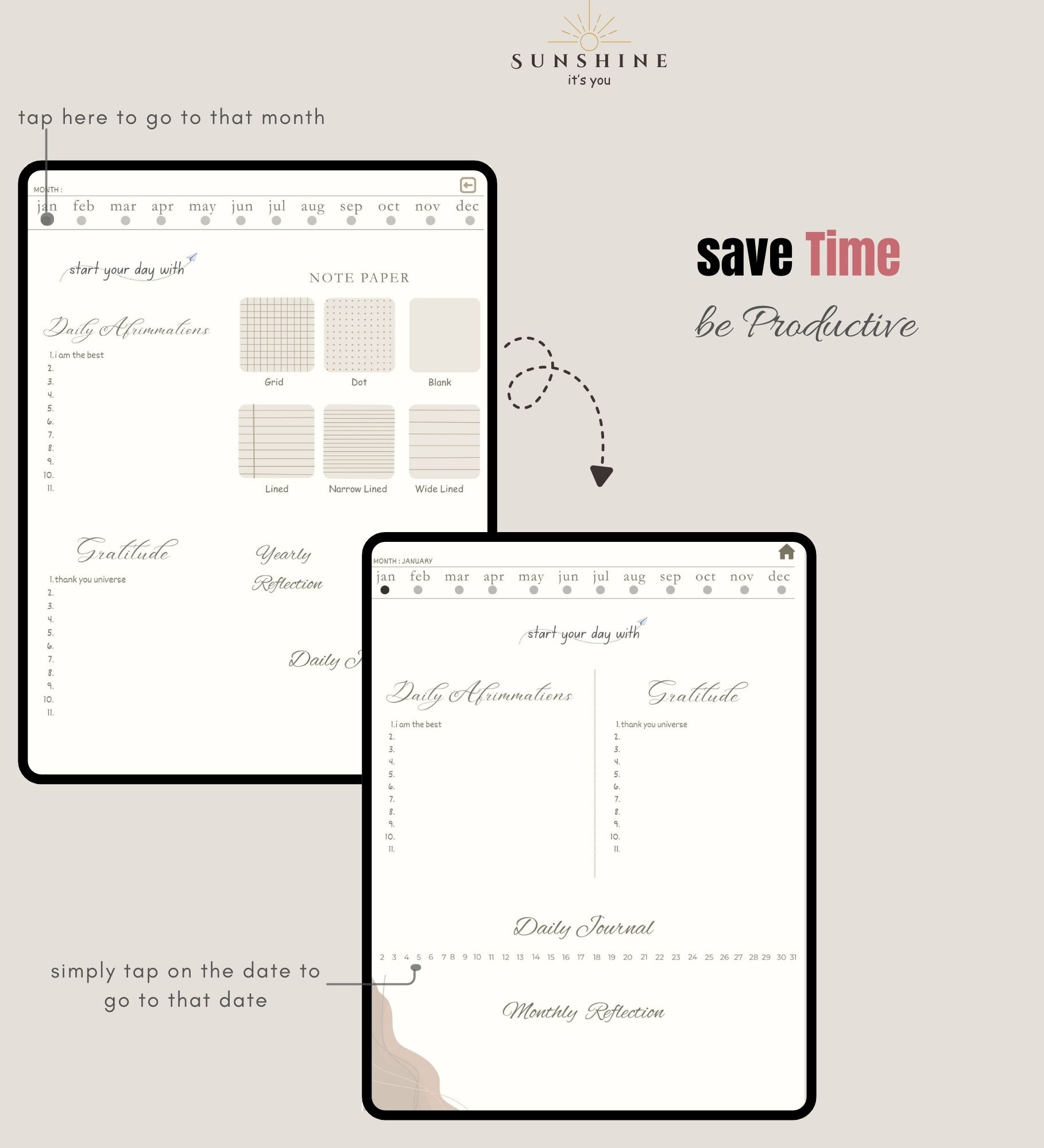 Digital Journal | Digital Notebook | Digital Dairy | GoodNotes Notebook ...
