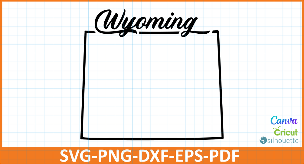 Wyoming State SvG,PnG,DxF,EpS,PdF file,Ready for Canva,Cricut ...
