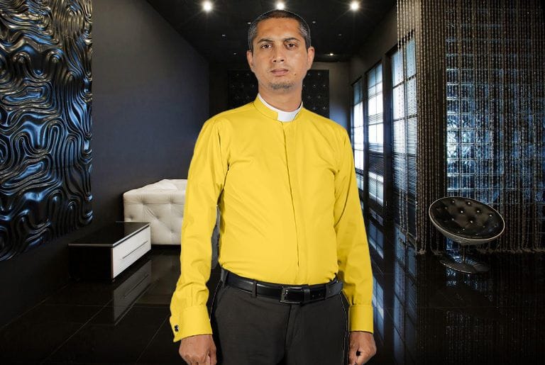 Divine Present Pastor Collar Shirt for Today's Ministry