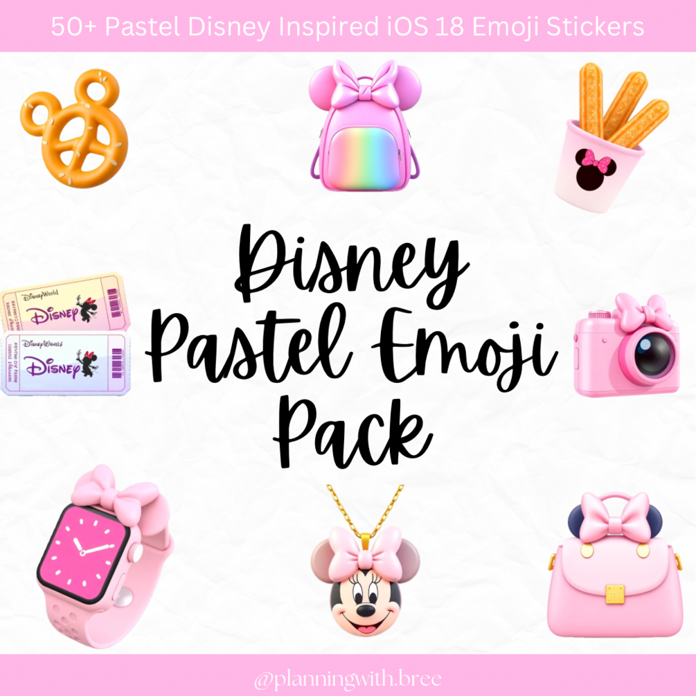 Pastel Disney Emoji Pack