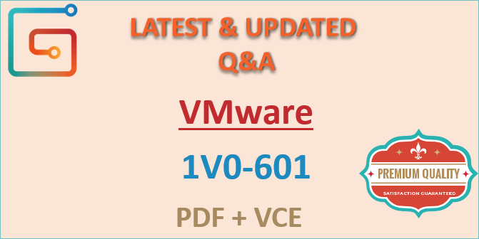 VMware Certified Associate 6 Data Center VCA6 - 1V0-601