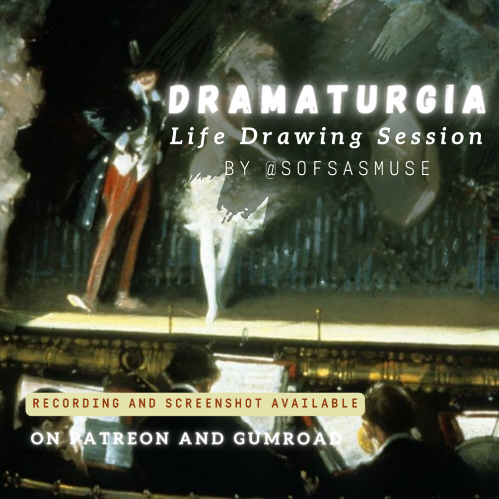 DRAMATURGIA - Theatrical Life Drawing Session RECORDING AND SCREENSHOTS